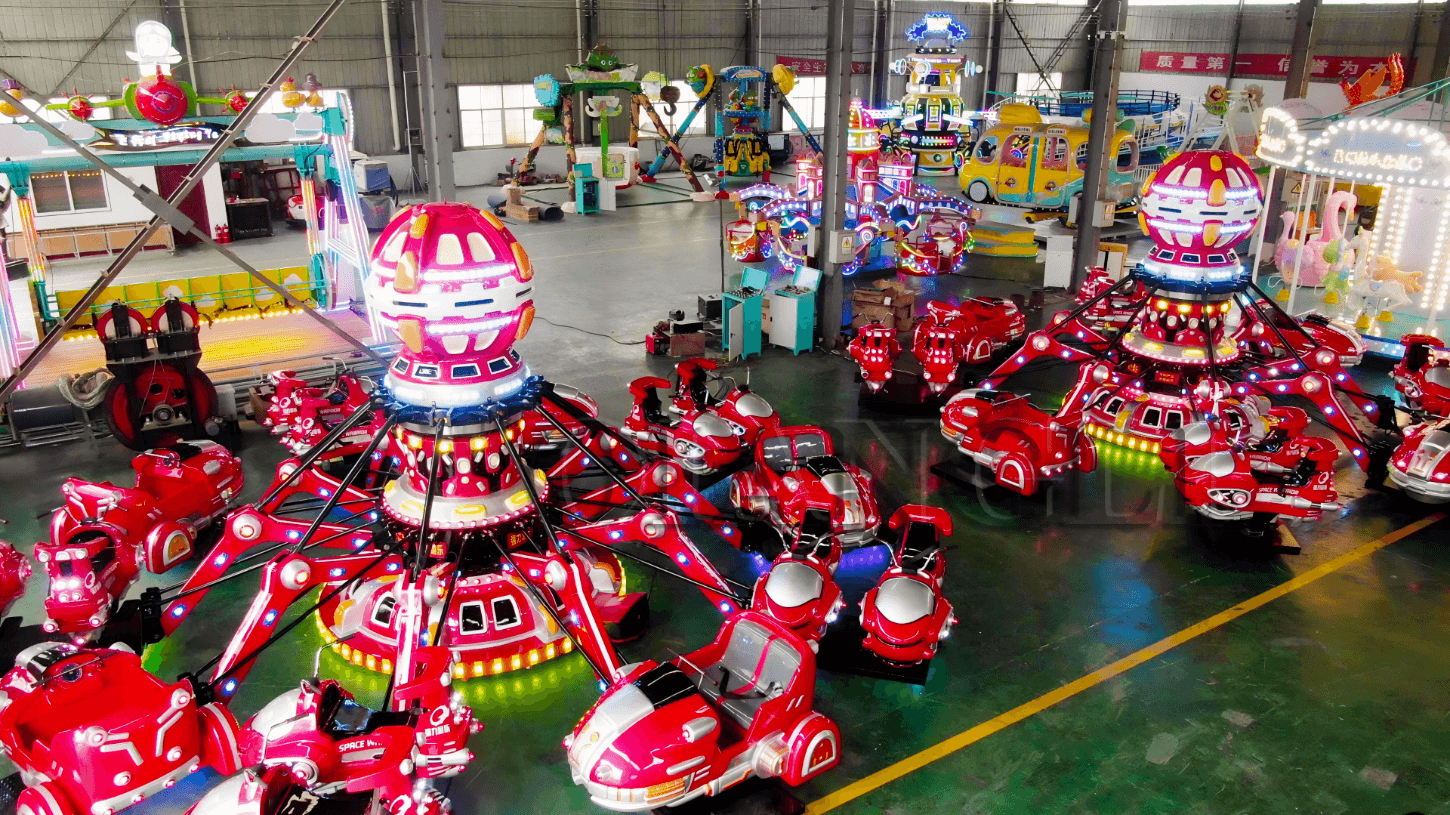 The new top attraction in the amusement park! “Space Warrior” has ...